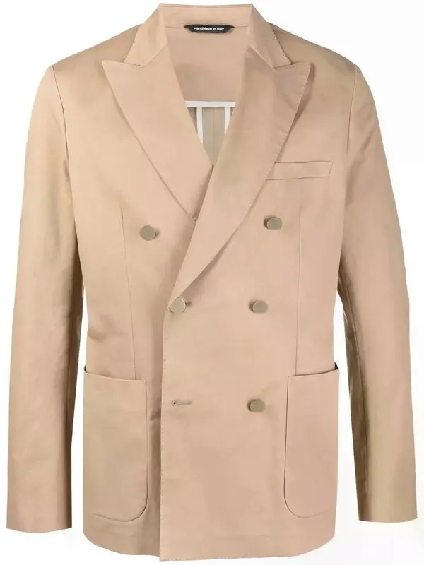 TONELLO Double-breasted Fitted Blazer