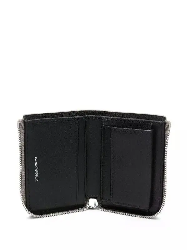 Emporio Armani Logo-stamp Faux-leather Wallet