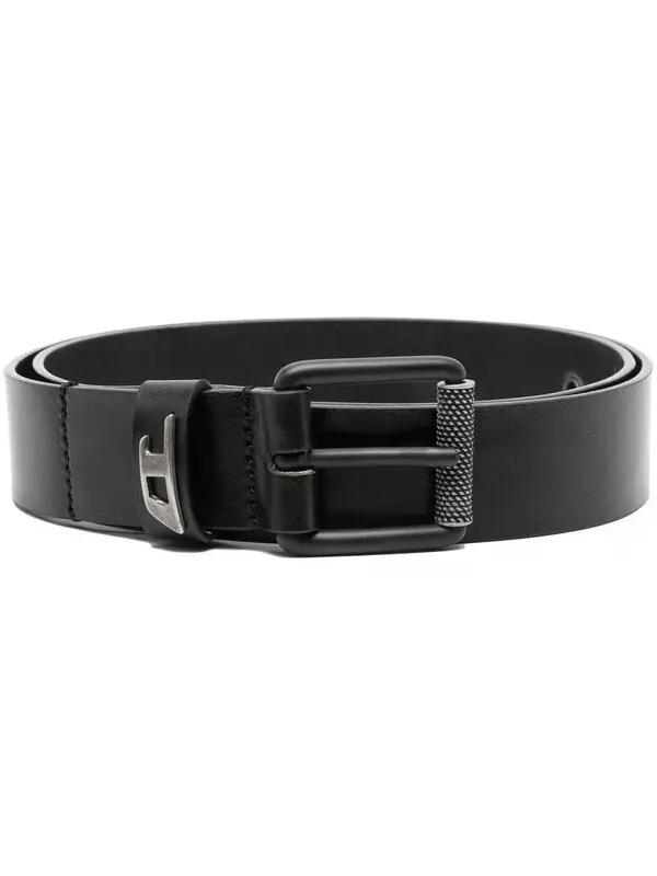 DIESEL® B-dave Ii Leather Belt - Black