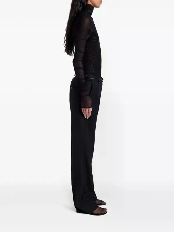 Proenza Schouler Sheer Mesh High Neck Top