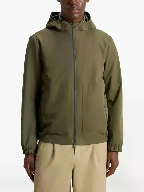 Woolrich Pacific Two-layer Hooded Jacket - Green