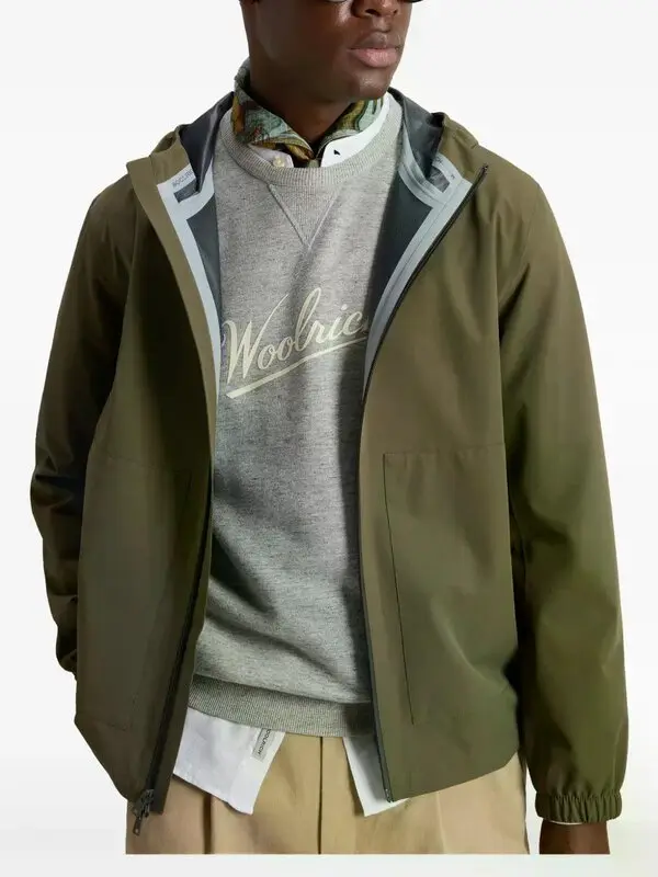 Woolrich Pacific Two-layer Hooded Jacket - Green