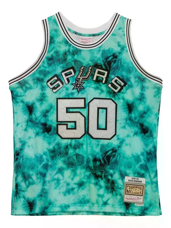Mitchell & Ness David Robinson 1998 Galaxy Swingman Vest - Green