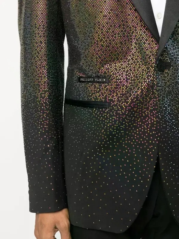 Philipp Plein Lord Rhinestone-embellished Blazer