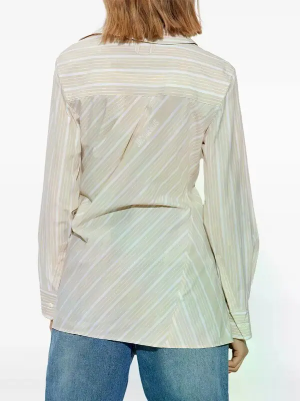 Jacquemus Pablo Striped Shirt - Neutrals