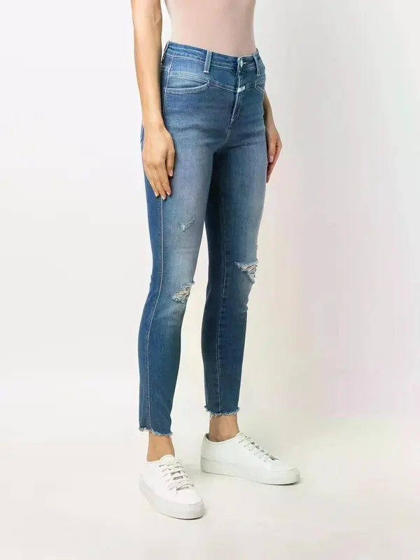 Closed Distressed Slim-fit Jeans