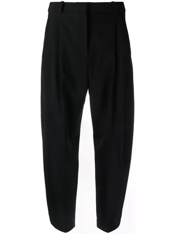 Stella McCartney High-rise Cropped Wool Trousers