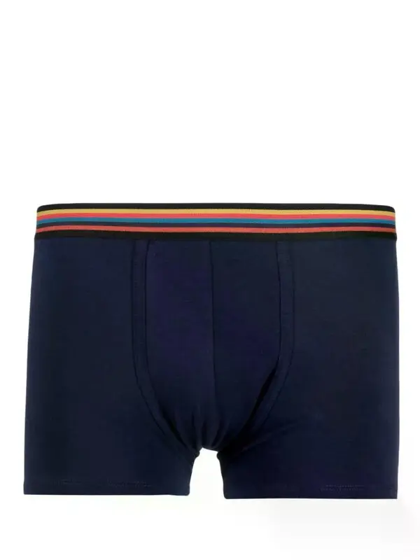 Paul Smith Stripe-detailing Cotton Boxers - Blue