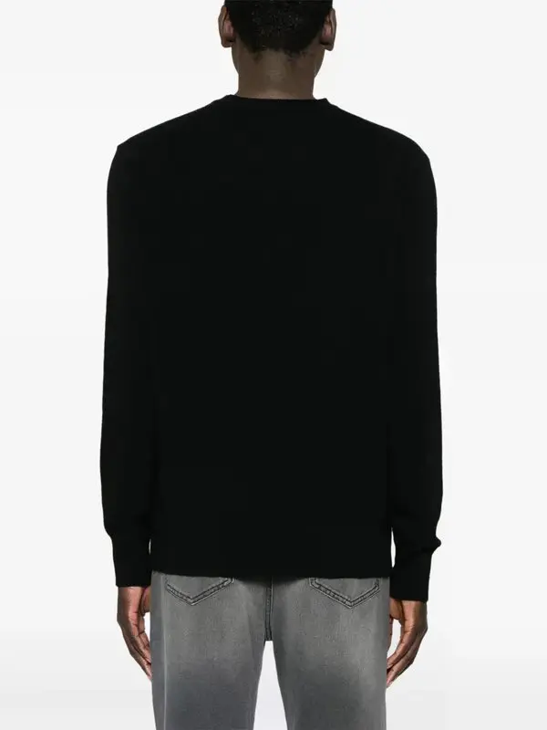 VIVIENNE WESTWOOD Orb Logo Crew Neck Sweater - Black