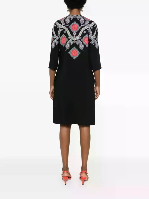 Etro Paisley-print Cady Midi Dress