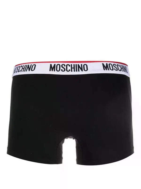 Moschino Logo-print Boxers Set - Black