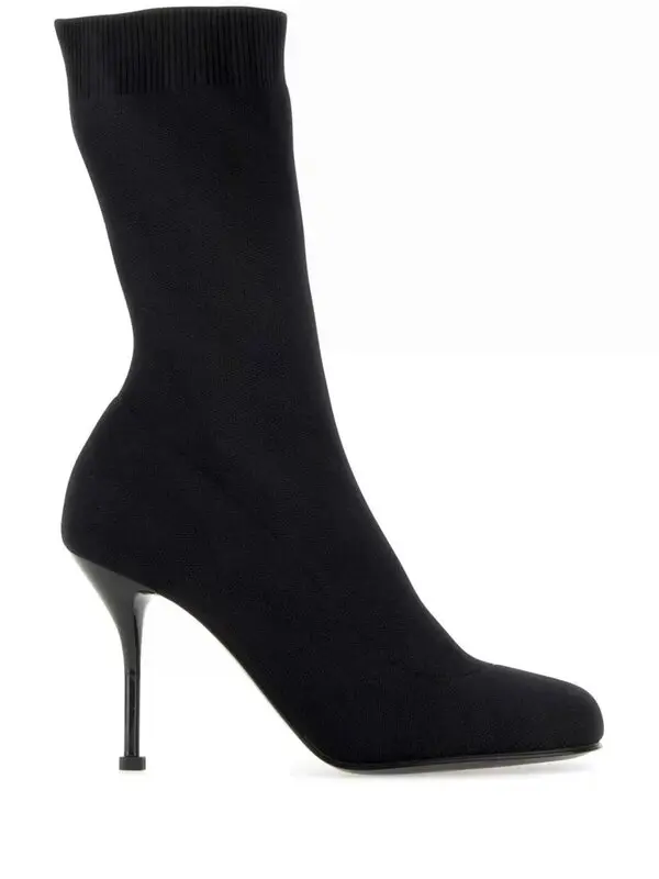 Alexander McQueen Knit Stiletto Boots