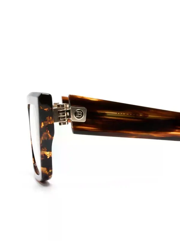 Balmain Formee Oversize-frame Glasses - Brown