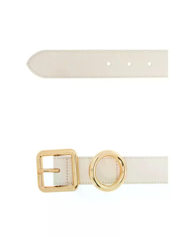 Jacquemus Leather Belt - Neutrals