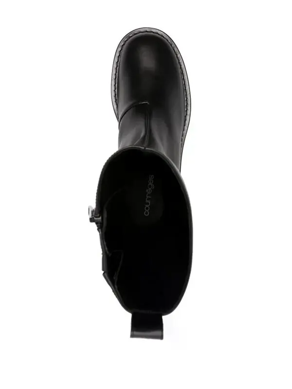 COURREGES Calf Leather Ankle Boots