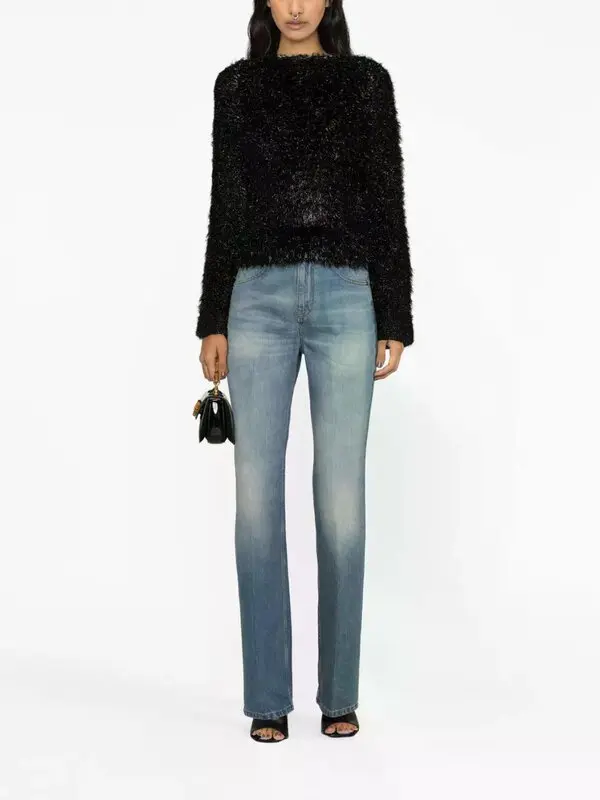 Victoria Beckham Faux Fur Open-back Jumper