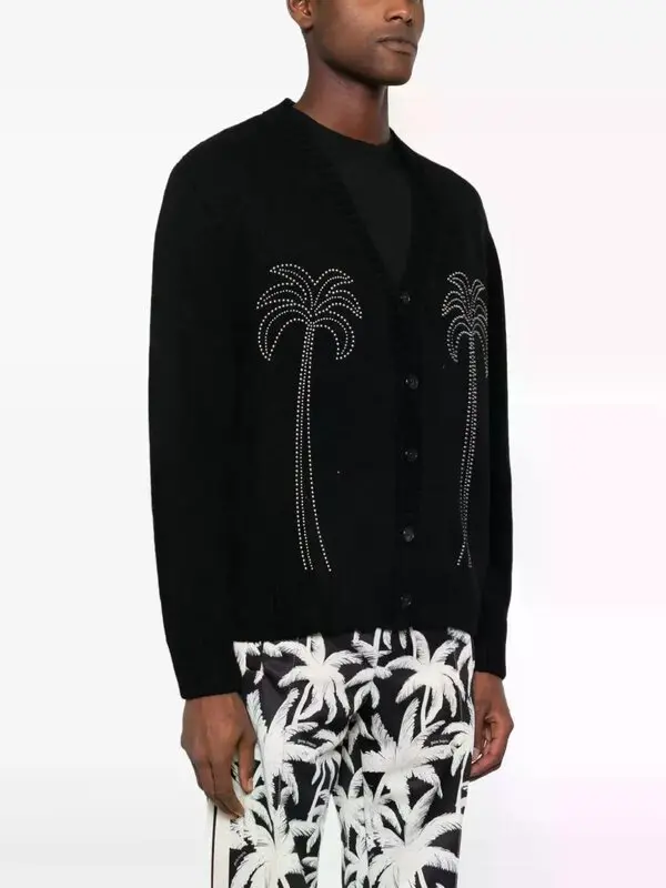 Palm Angels Milano Studded Cardigan