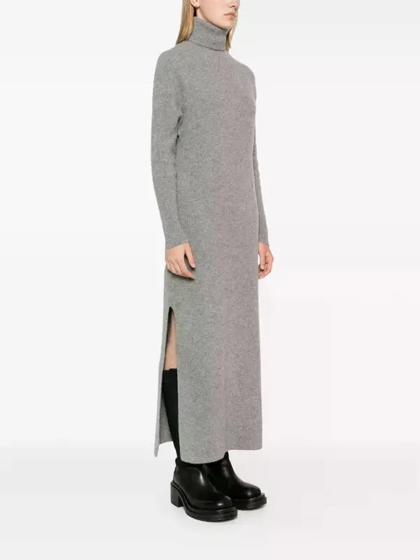 GOLDEN GOOSE Ribbed Knit Maxi Dress