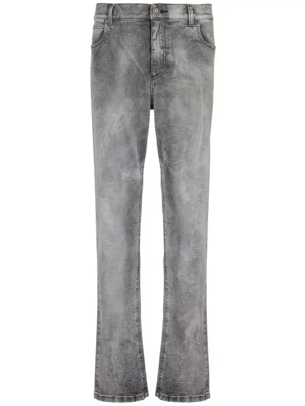 Balmain Mid-rise Straight-leg Jeans