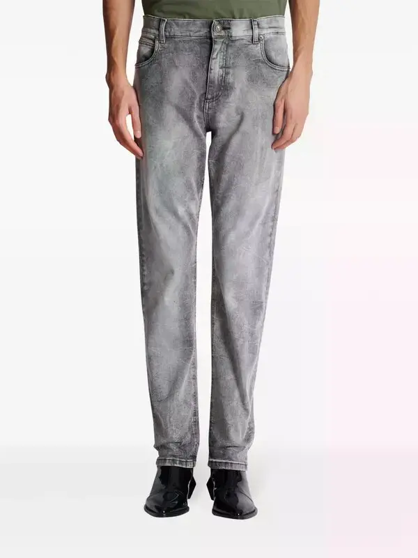 Balmain Mid-rise Straight-leg Jeans