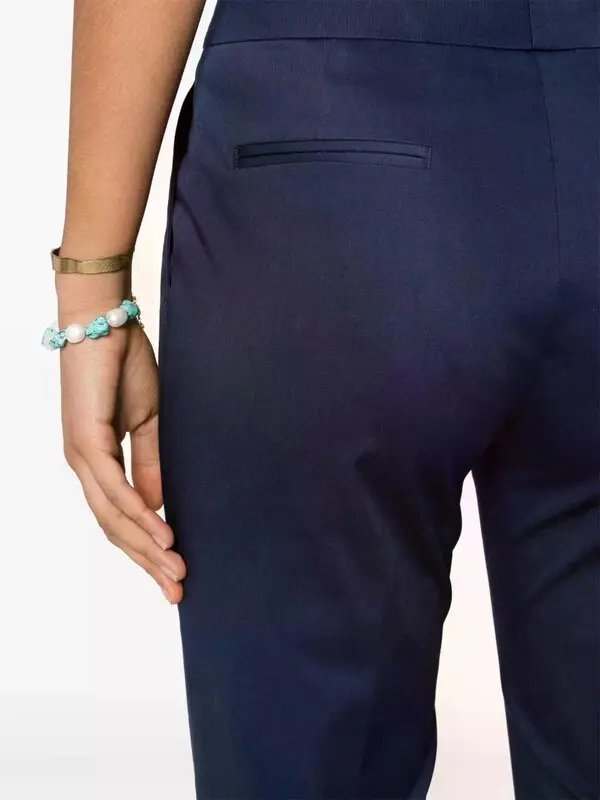 Etro Cropped Stretch-cotton Trousers