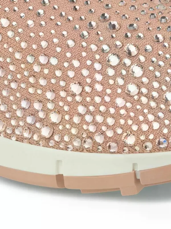 JIMMY CHOO Verona Crystal-embellished Sock-style Sneakers