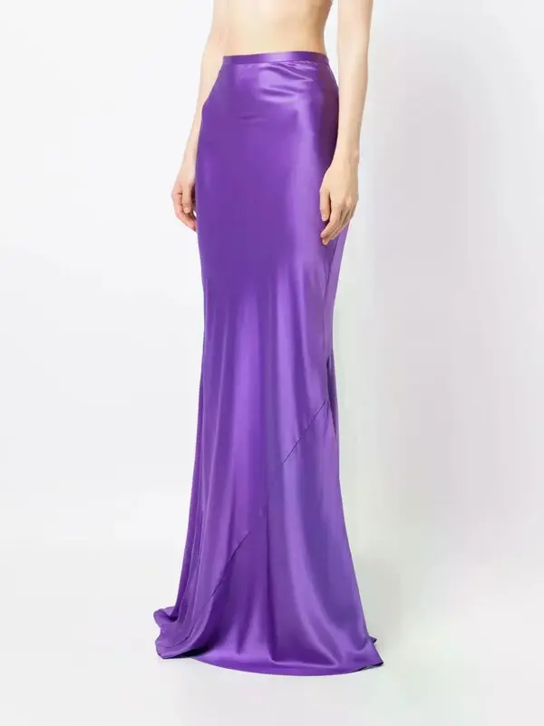 Michelle Mason Bias Maxi Skirt