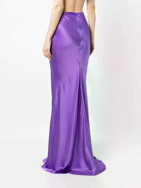 Michelle Mason Bias Maxi Skirt