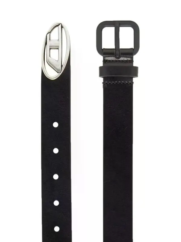 DIESEL® B-inlay Leather Belt