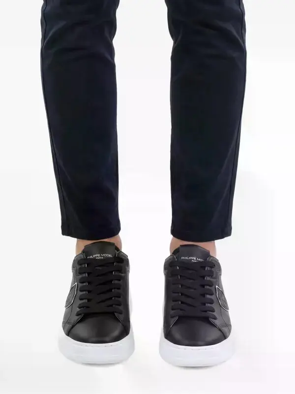 Philippe Model Tres Temple Low-top Sneakers - Black