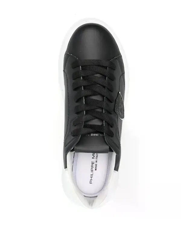 Philippe Model Tres Temple Low-top Sneakers - Black