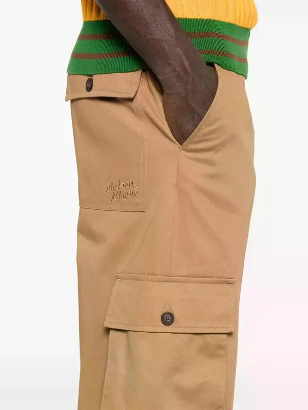 Maison Kitsuné Cotton Cargo Trousers