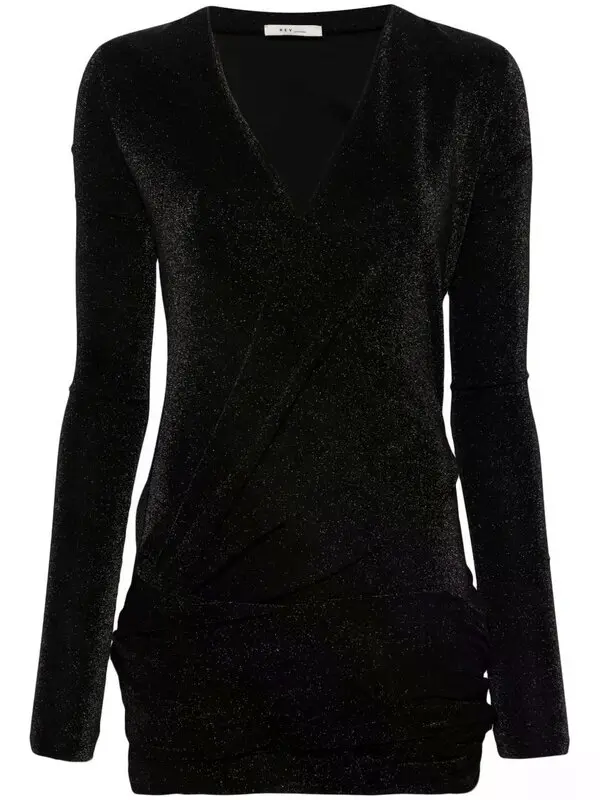 REV Ezri Lurex Mini Dress