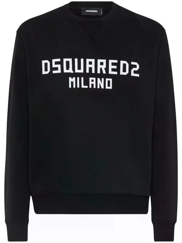 Dsquared2 Cotton Sweatshirt - Black