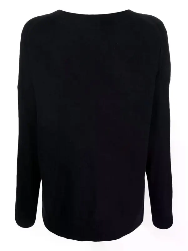 Chinti & Parker Long-sleeve Fine-knit Sweater - Blue