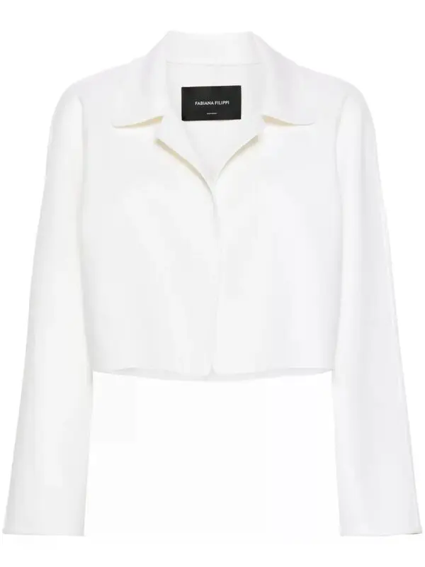 Fabiana Filippi Cropped Felted Jacket - Neutrals