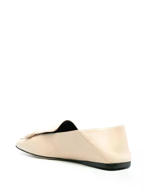 SERGIO ROSSI Sr1 Nappa Leather Loafers - Neutrals