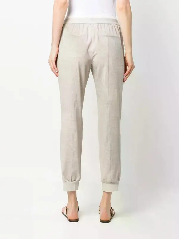 Lorena Antoniazzi Virgin Wool-blend Track Pants