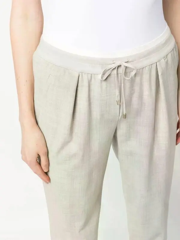 Lorena Antoniazzi Virgin Wool-blend Track Pants