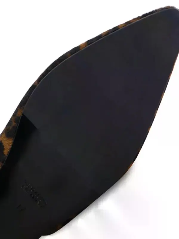 NOTABENE Gilda Leopard-print Slingback Ballerinas - Brown