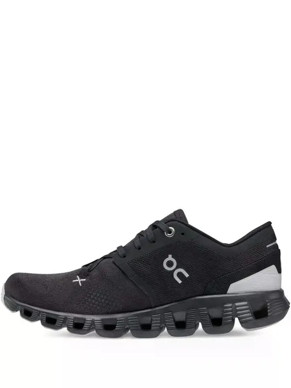 On X3 Lace-up Sneakers - Black