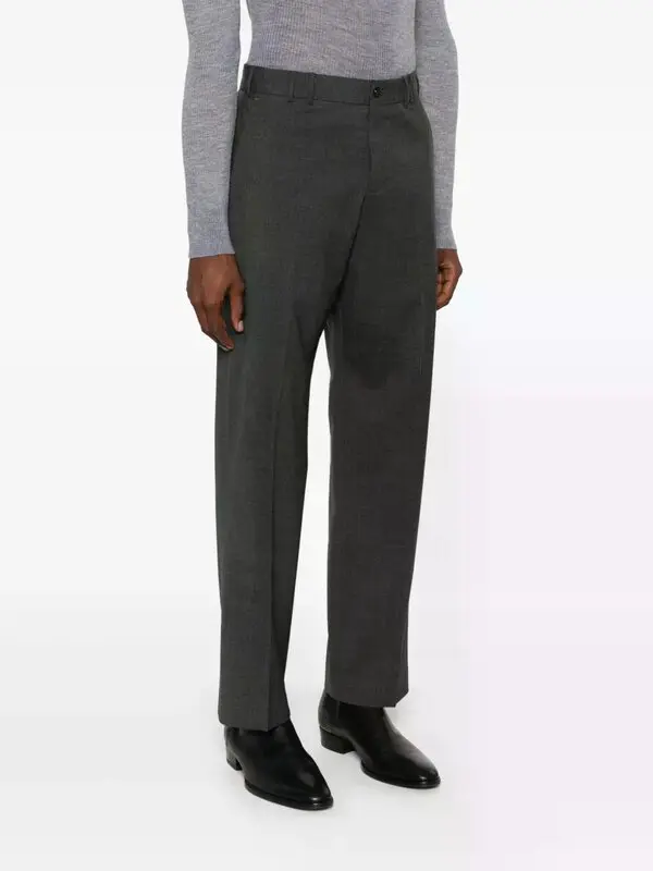 PT TORINO Michael Mid-rise Tailored Trousers - Grey