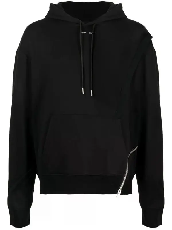 HELIOT EMIL Zipped Organic Cotton Hoodie
