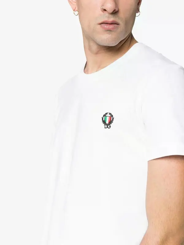 Dolce & Gabbana Embroidered T-shirt - White