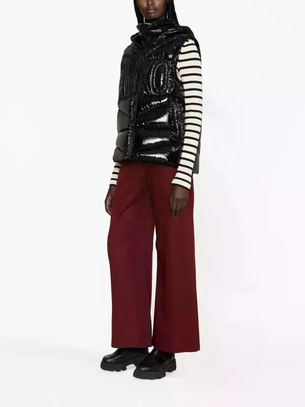 Pinko Puffer Gilet With Embossed Logo