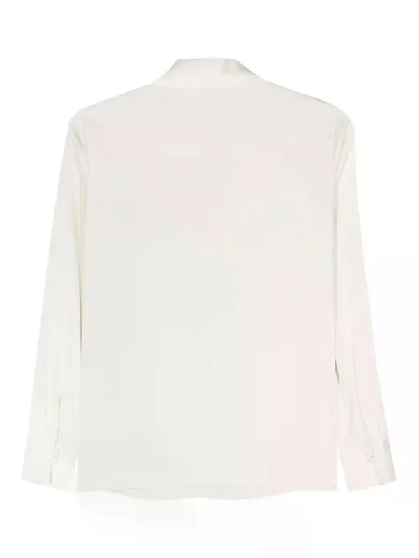 Calvin Klein Satin Pussy-bow Blouse