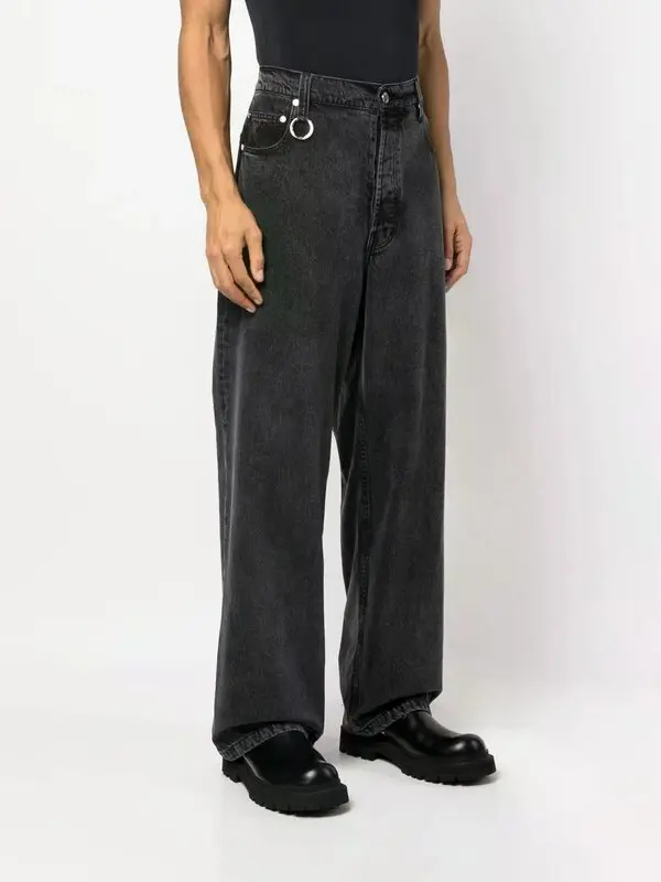 Études Studio Mid-rise Straight-leg Jeans - Black