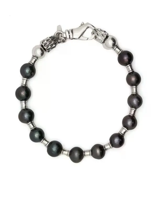 Emanuele Bicocchi Pearl Bracelet - Silver