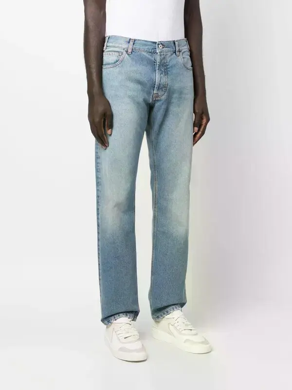 COUNTY OF MILAN Straight-leg Washed Denim Jeans