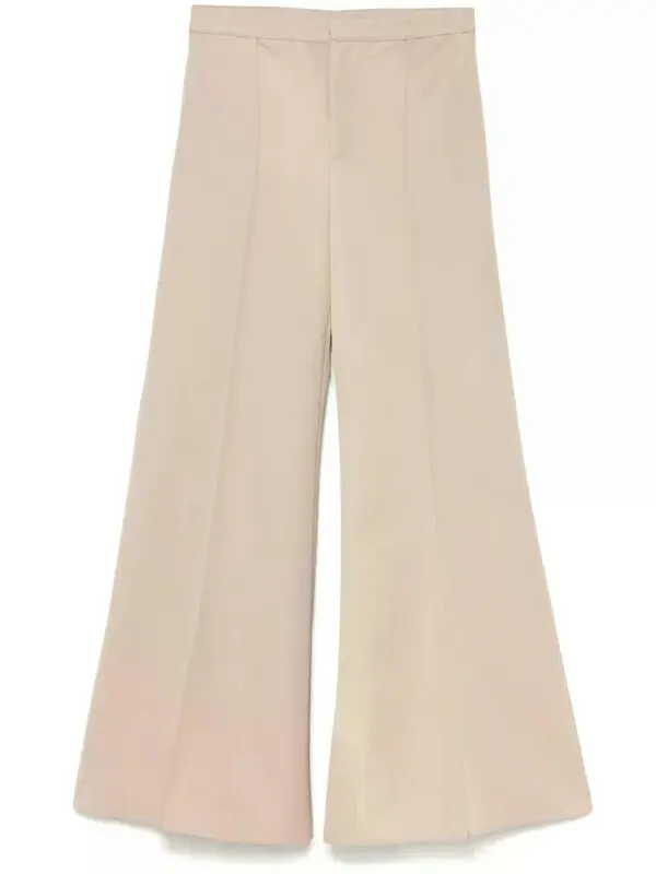 Giambattista Valli Beige Flared Trousers